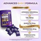 Resveratrol benefits in NMN gummies