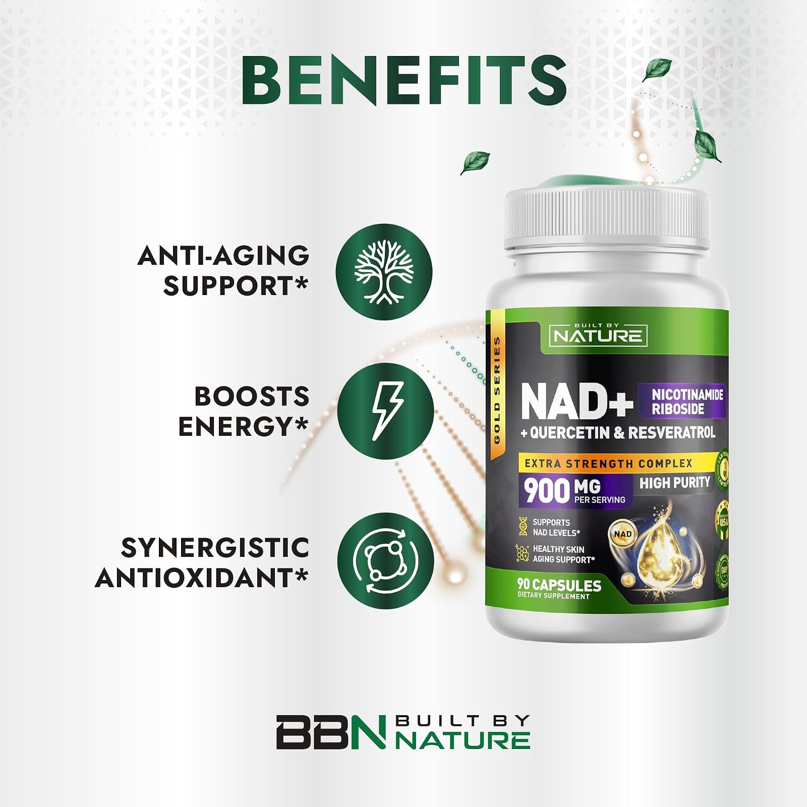Resveratrol capsules for antioxidant support