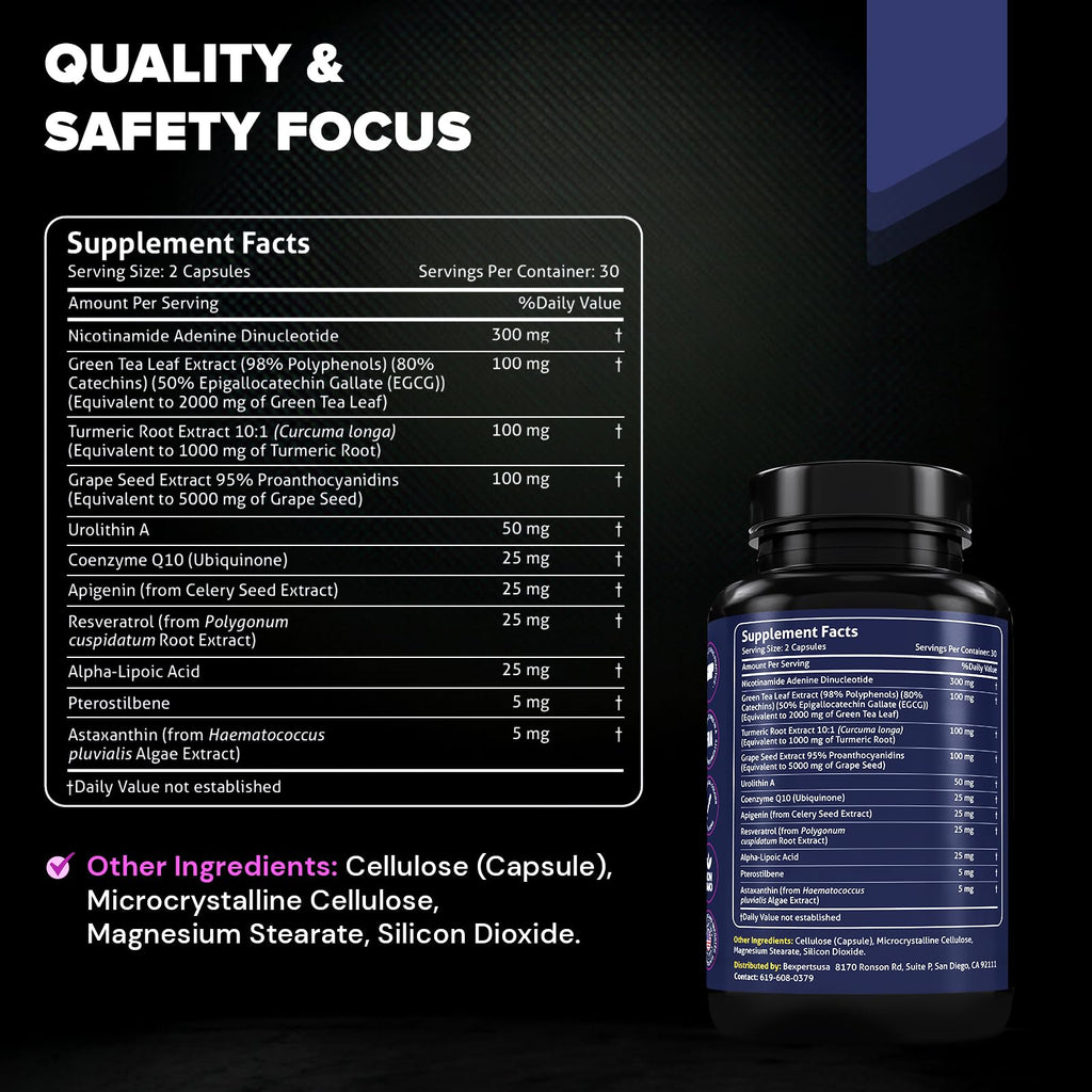 Resveratrol capsules for cellular health