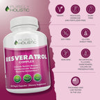 Resveratrol capsules for daily vitality