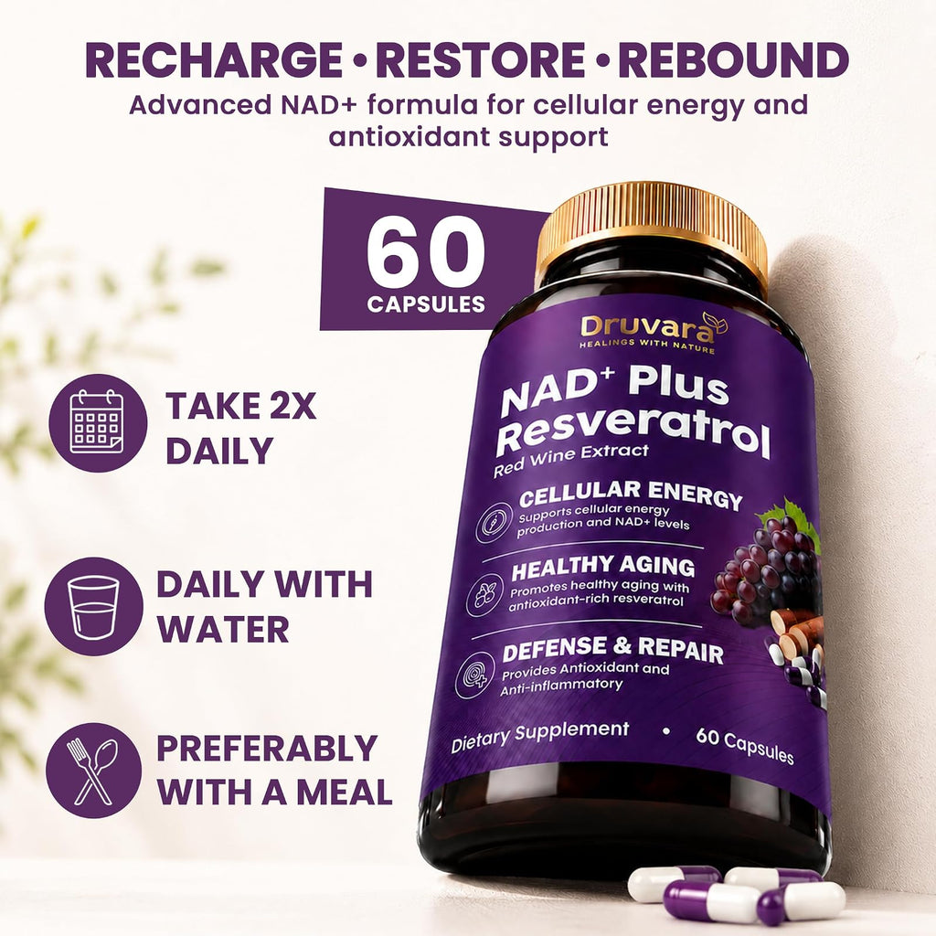 Resveratrol capsules for daily wellness