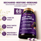 Resveratrol capsules for daily wellness