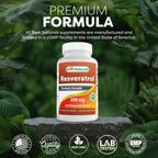 Resveratrol capsules for healthy aging