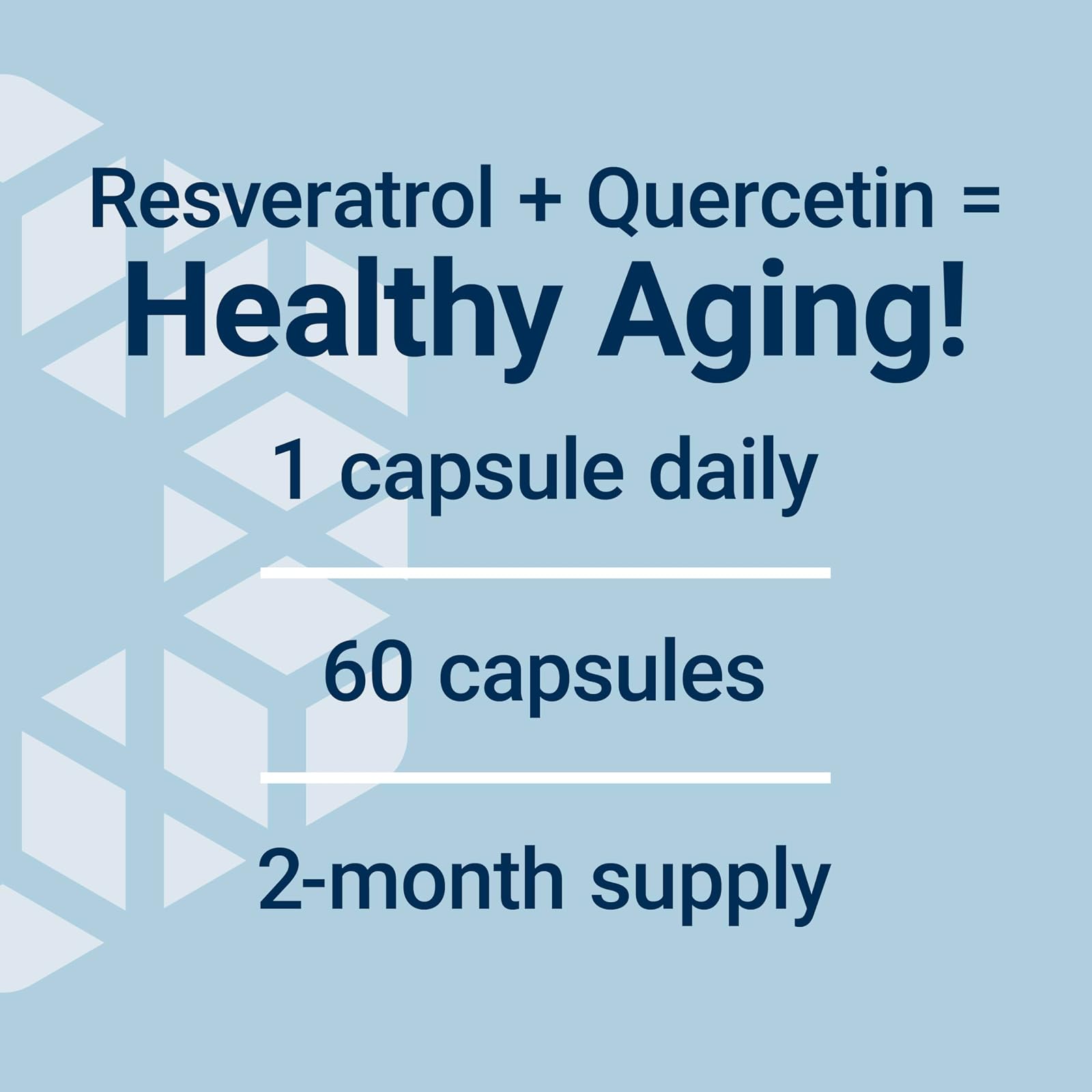 Resveratrol capsules for healthy aging
