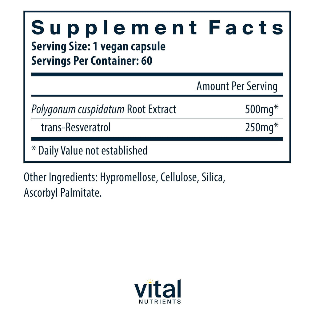Resveratrol capsules for heart health