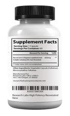 Resveratrol capsules for heart health