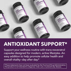 Resveratrol capsules for overall wellness