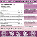 Resveratrol enhanced multivitamins for wellness