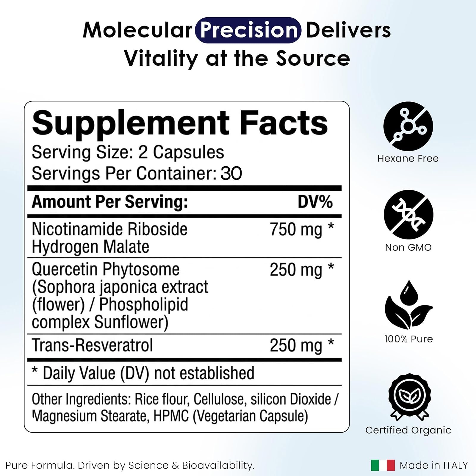 Resveratrol for cellular energy support