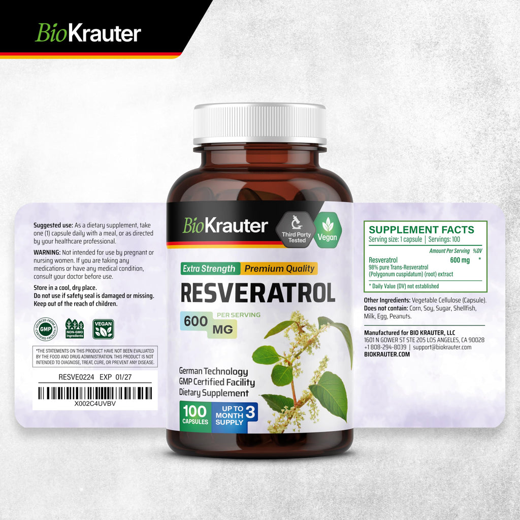 resveratrol for overall well-being