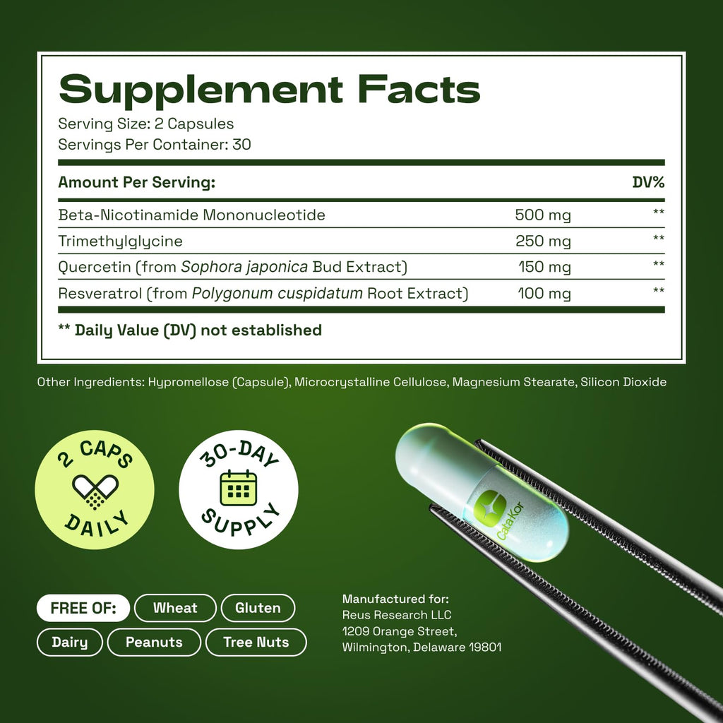 Resveratrol formula for cellular health