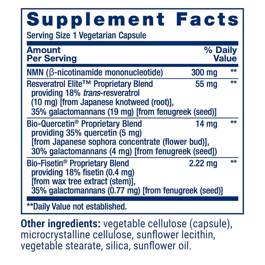 Resveratrol supplement for healthy aging