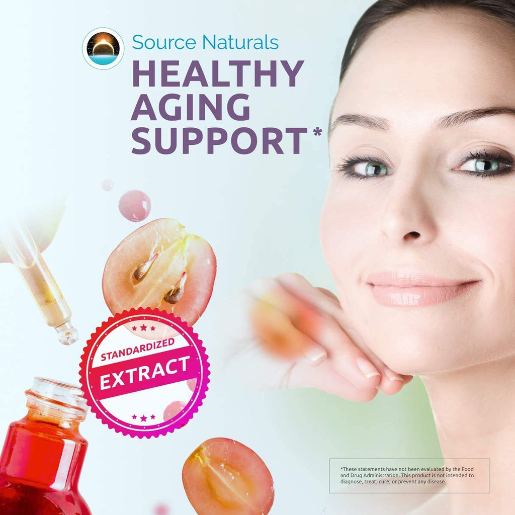 Resveratrol tablets for healthy aging