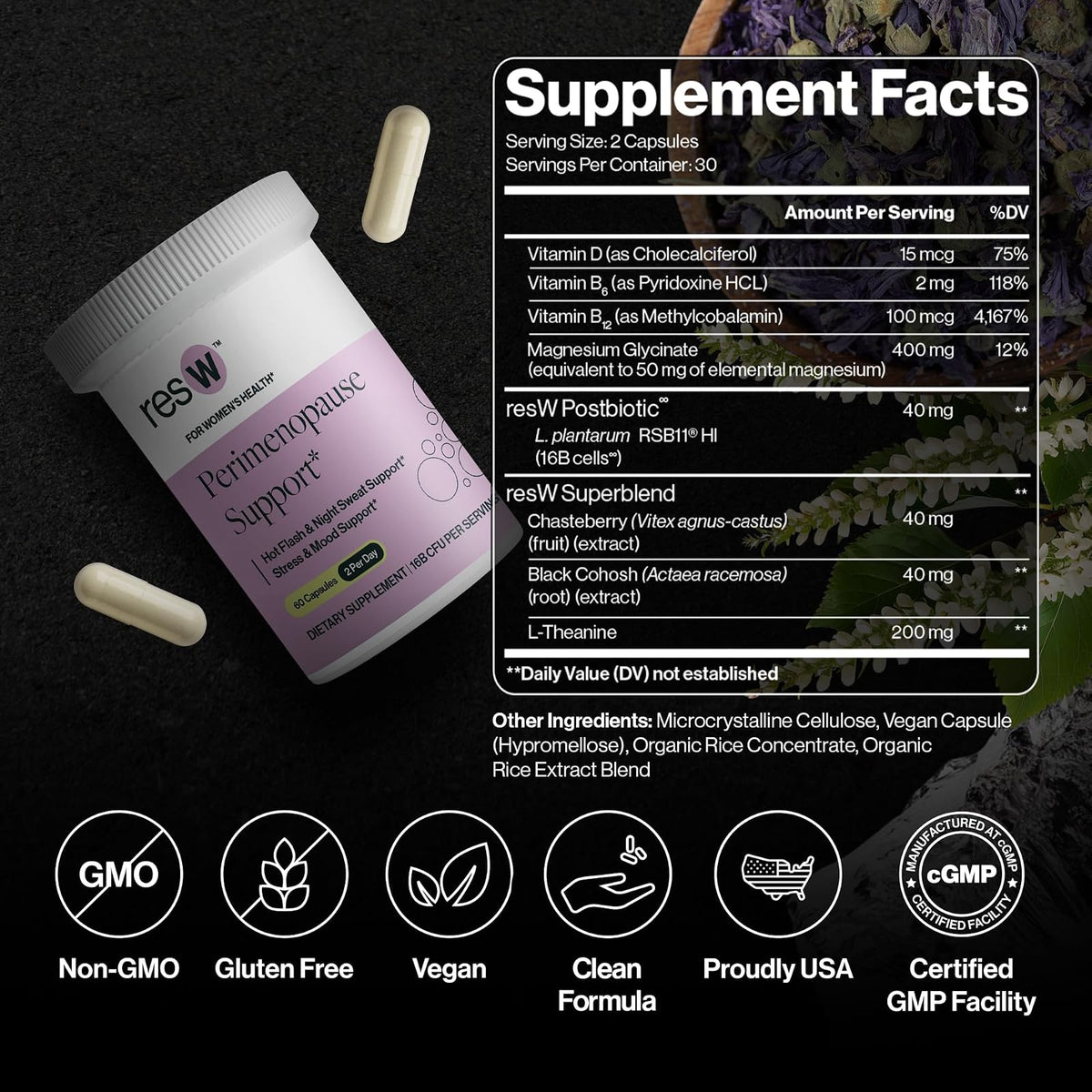 resW probiotics for hormonal balance