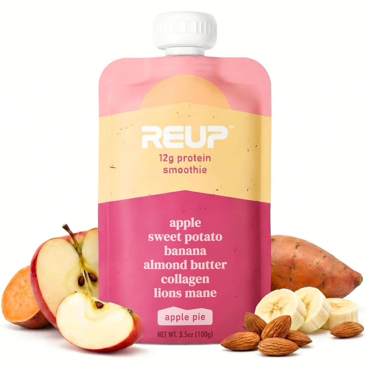 Reup collagen protein smoothie pouches