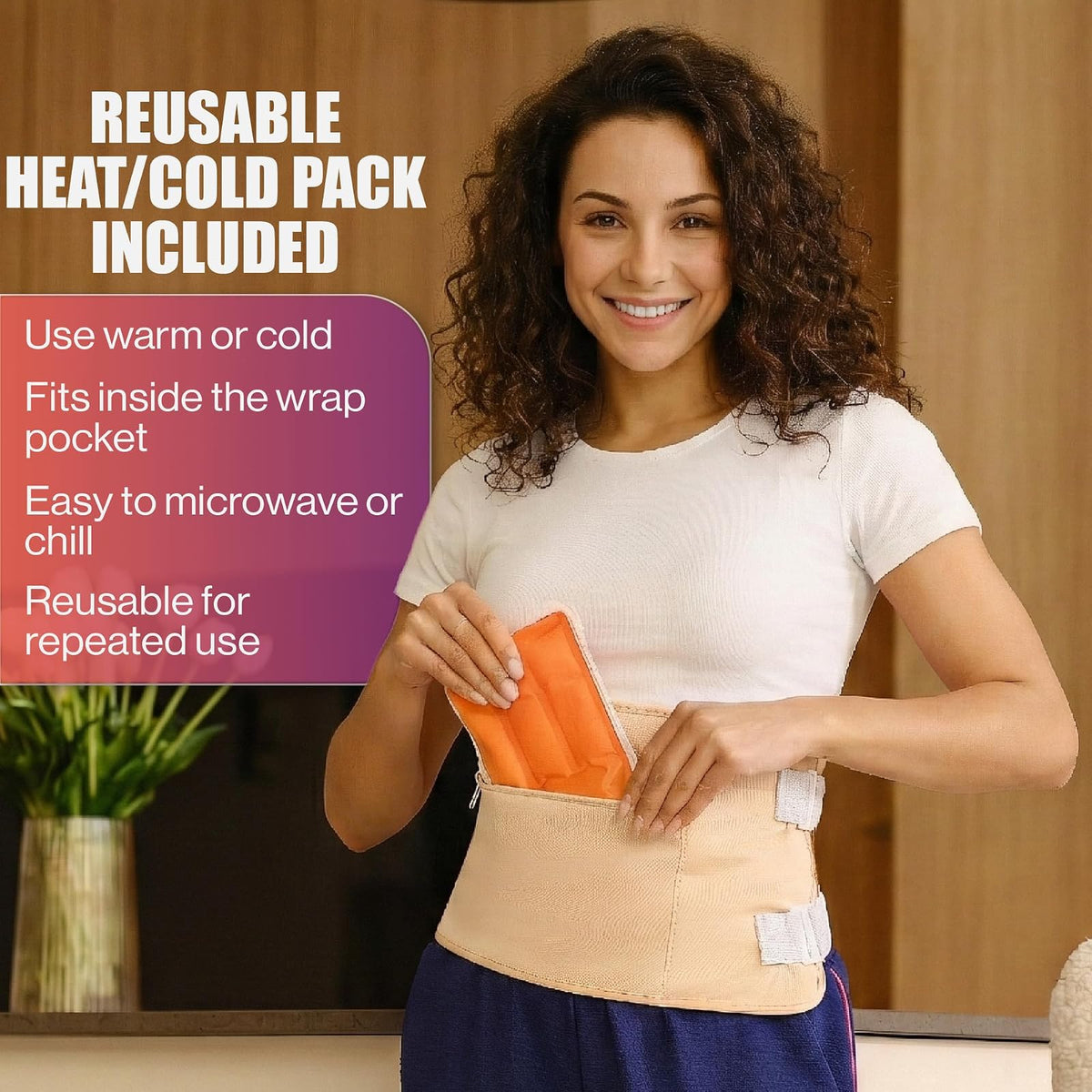 reusable heat pack for comfort