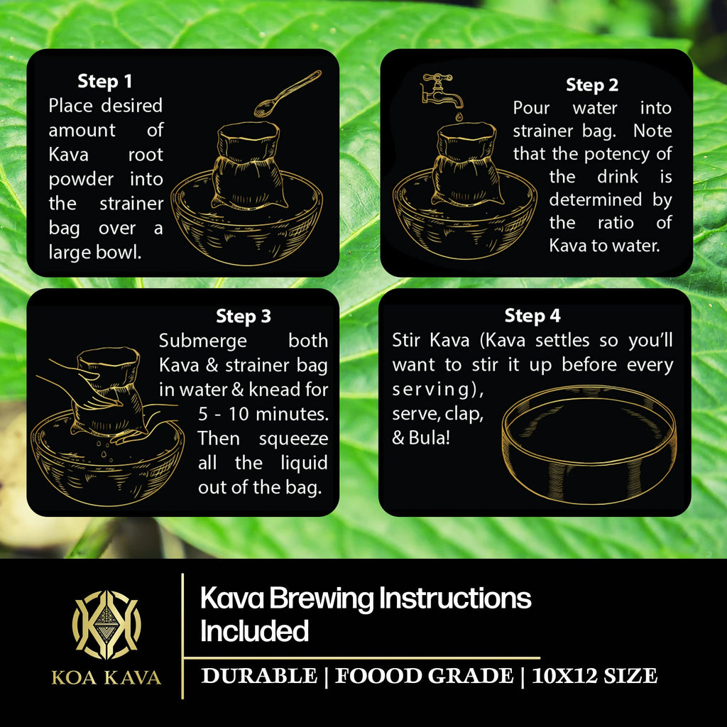 reusable kava kava filter bag