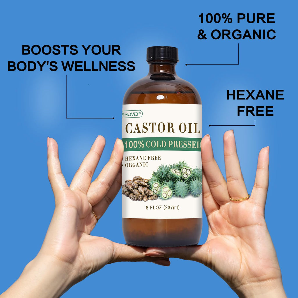 Reusable pads for castor oil