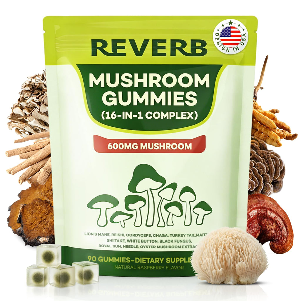 REVERB mushroom gummies for wellness