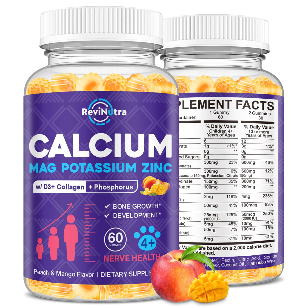 ReviNutra calcium gummies for bone health