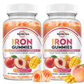 ReviNutra iron supplement gummies peach mango