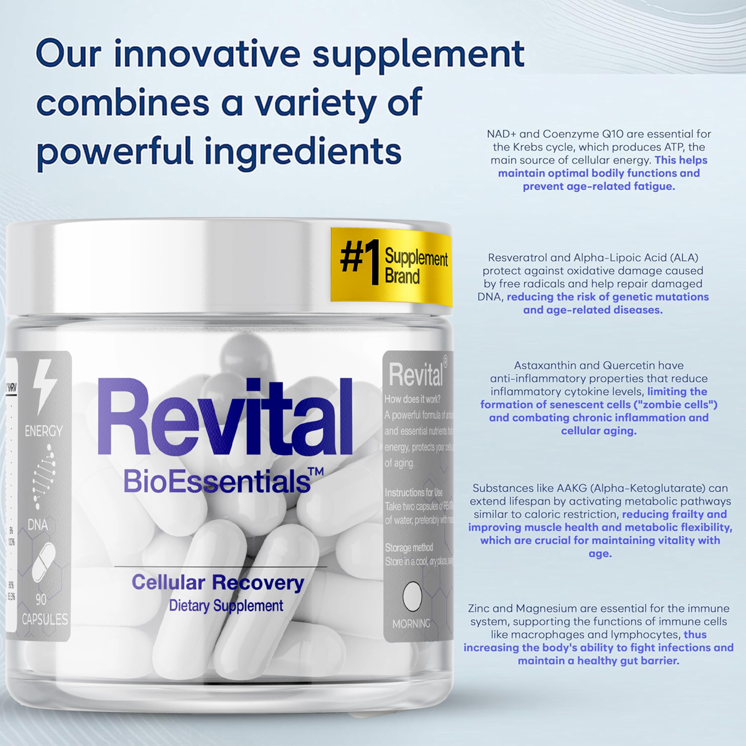 Revital health boost with NAD+