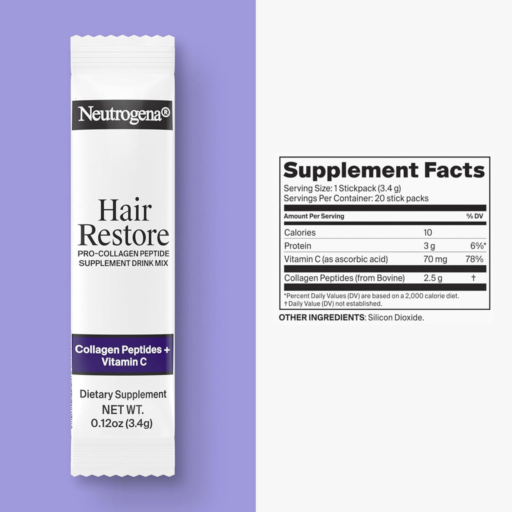 Revitalize hair with Neutrogena supplement