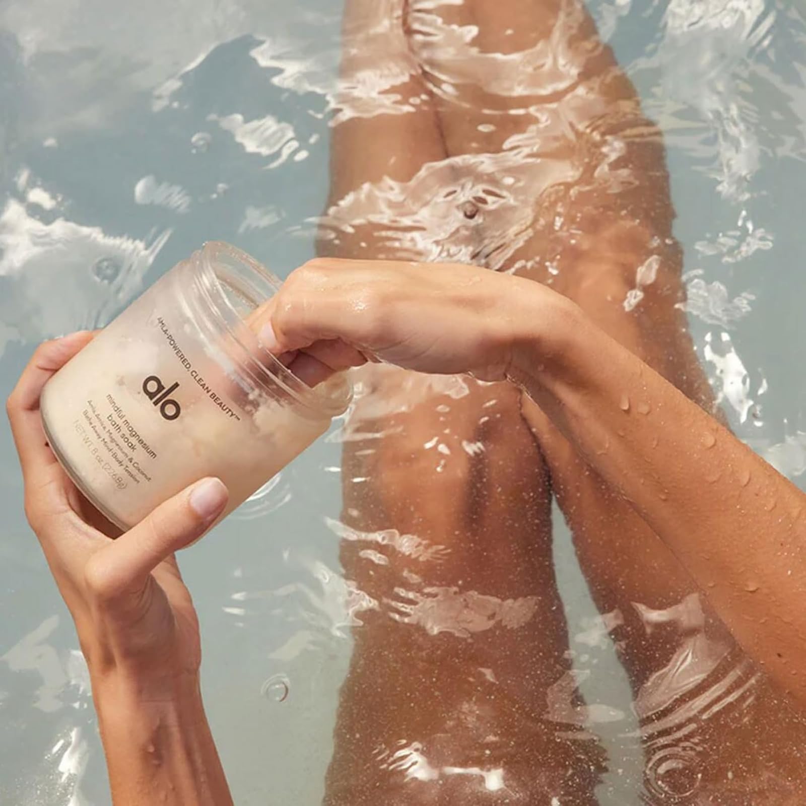 revitalizing bath soak with natural minerals