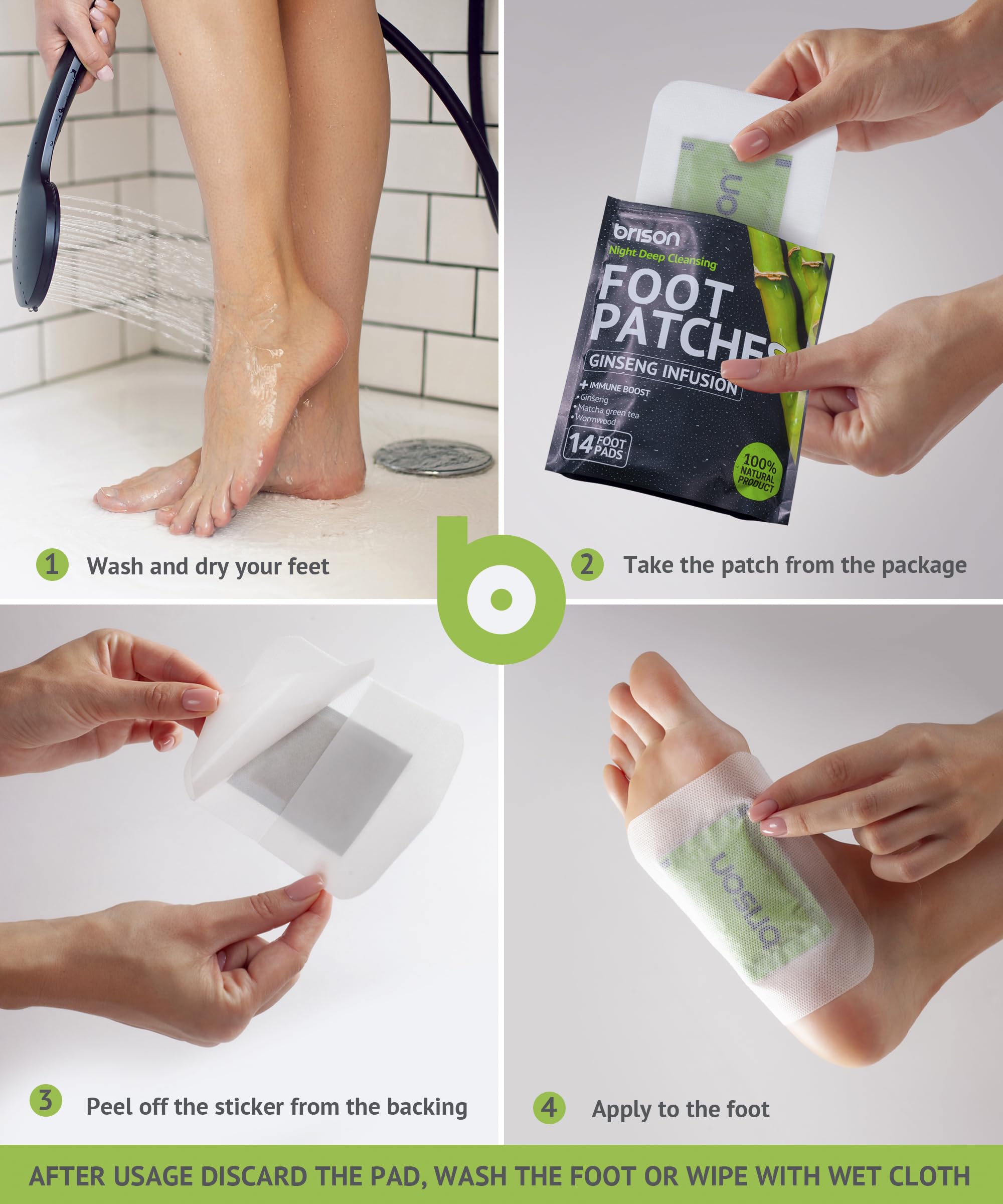 revitalizing foot pads with ginseng benefits
