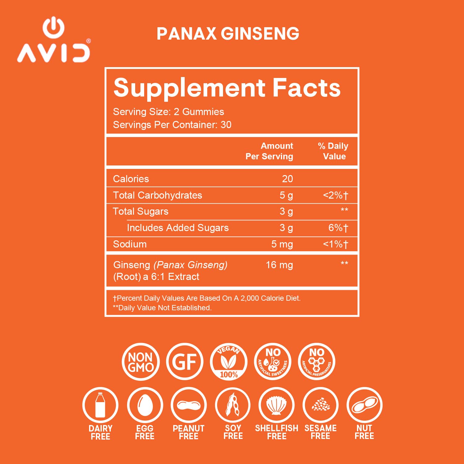Revitalizing ginseng for active lifestyle