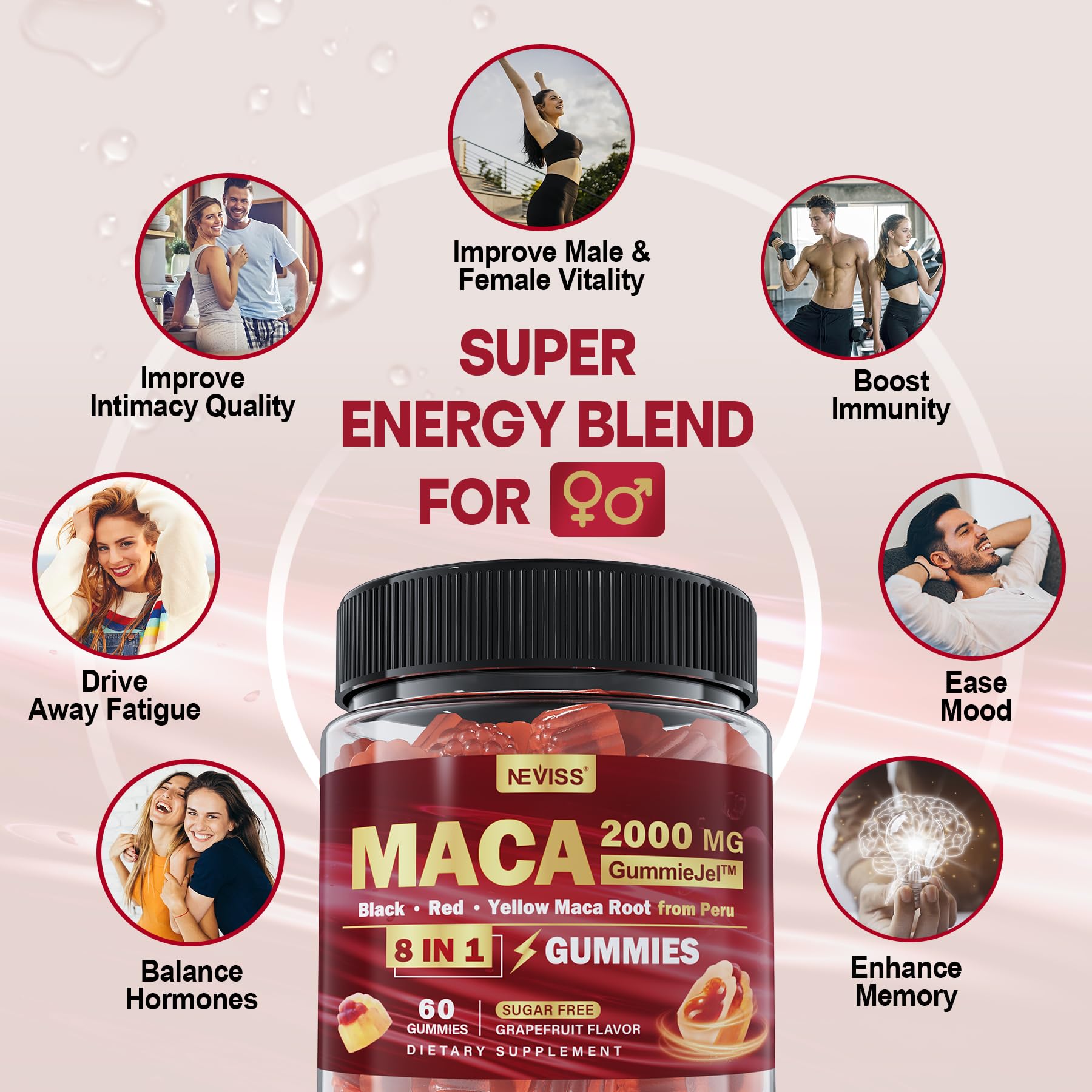 Revitalizing ginseng gummies for stamina