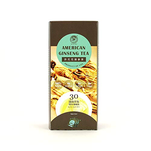 revitalizing ginseng herbal tea bags