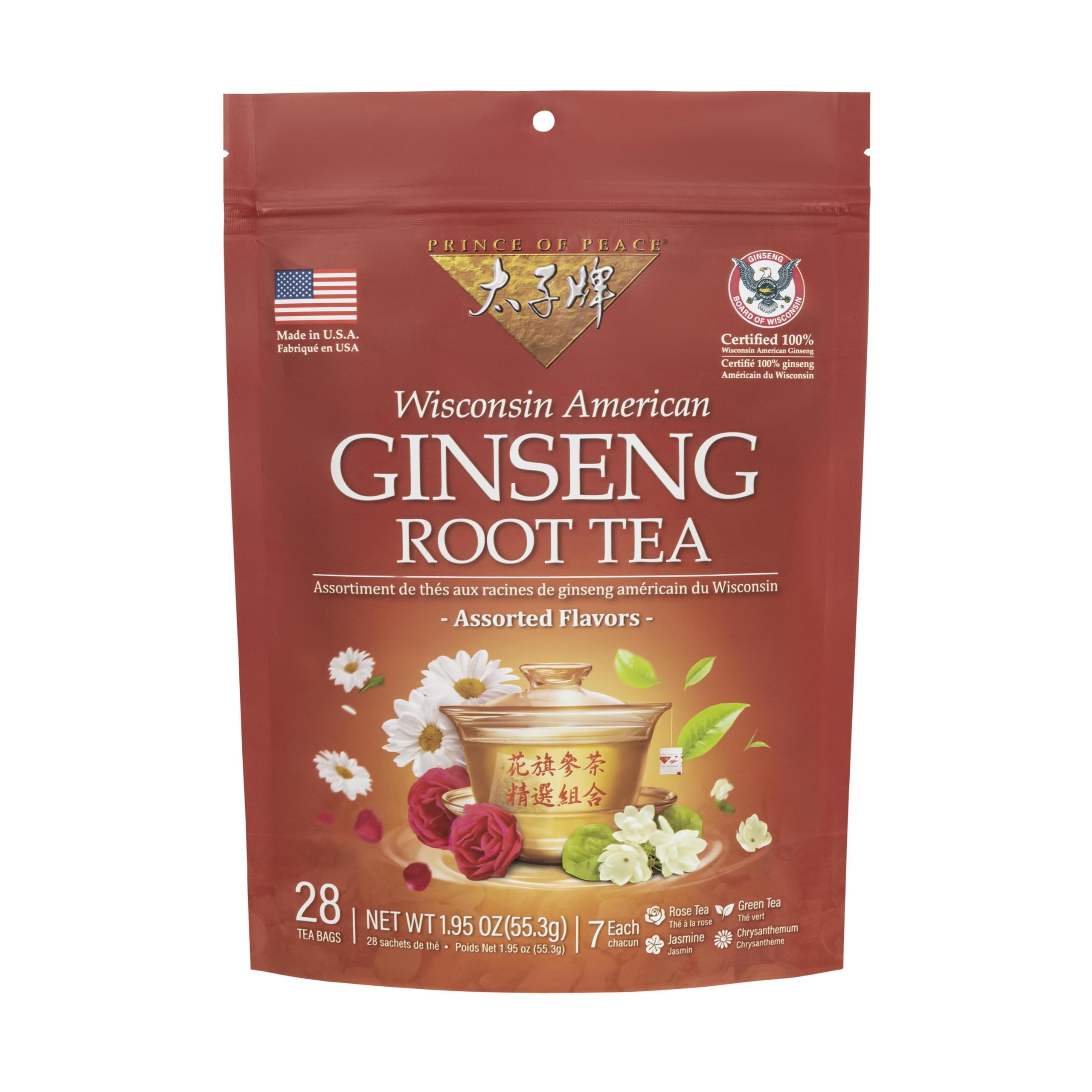 revitalizing ginseng herbal tea blend