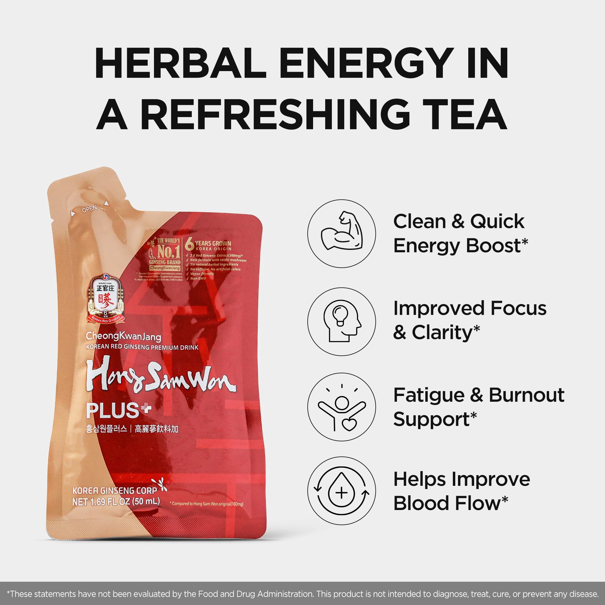 revitalizing ginseng tea pouches