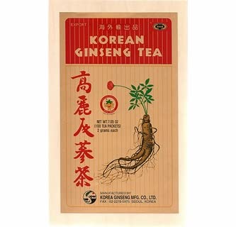 revitalizing Korean ginseng tea bags