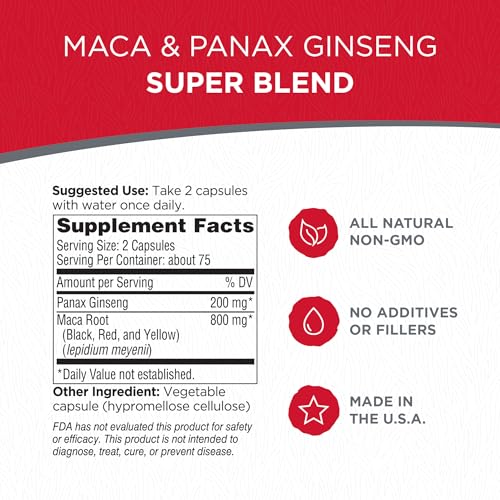Revitalizing Maca and ginseng blend