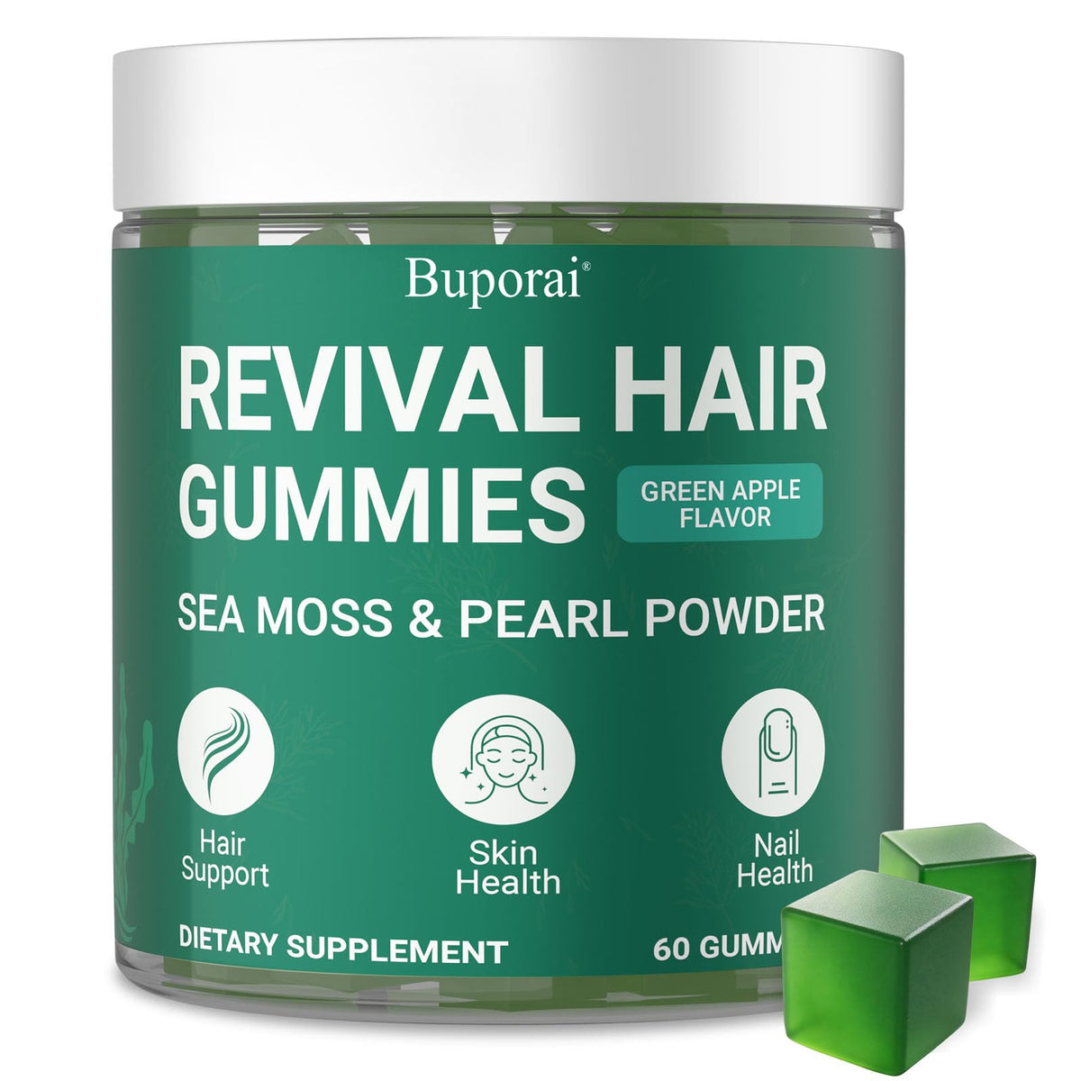 Revival Hair sea moss gummies for hair growth