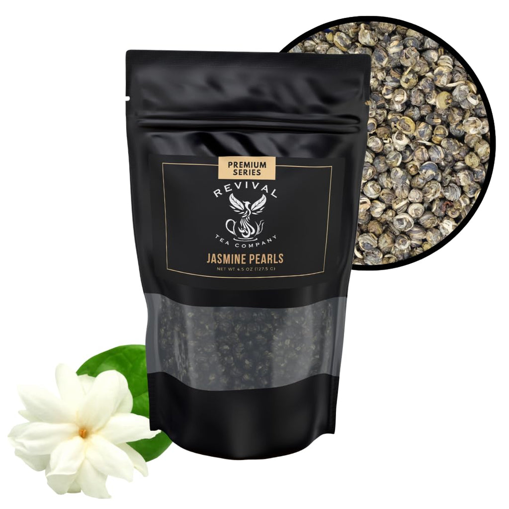 Revival Tea Company jasmine tea pearls