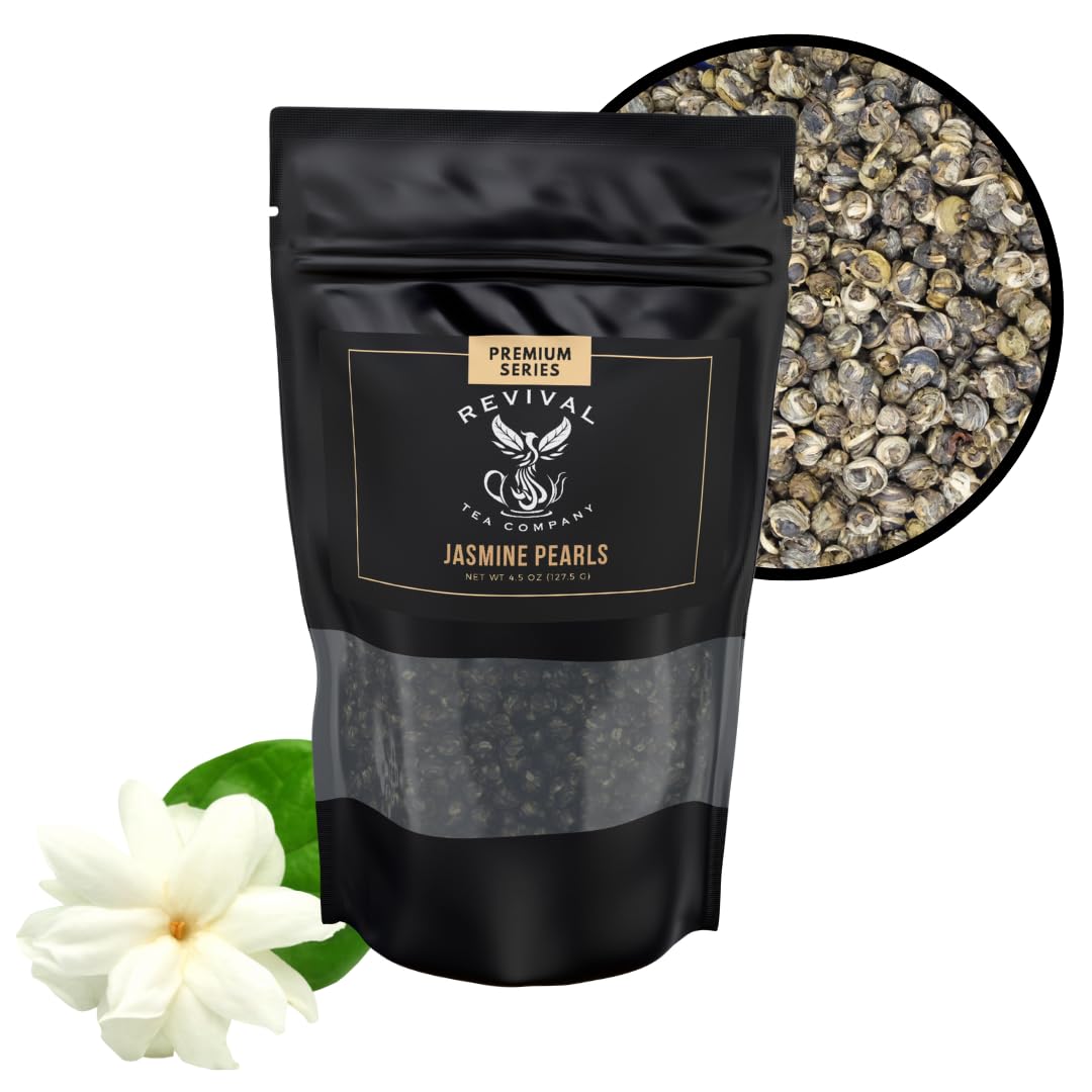 Revival Tea Company jasmine tea pearls