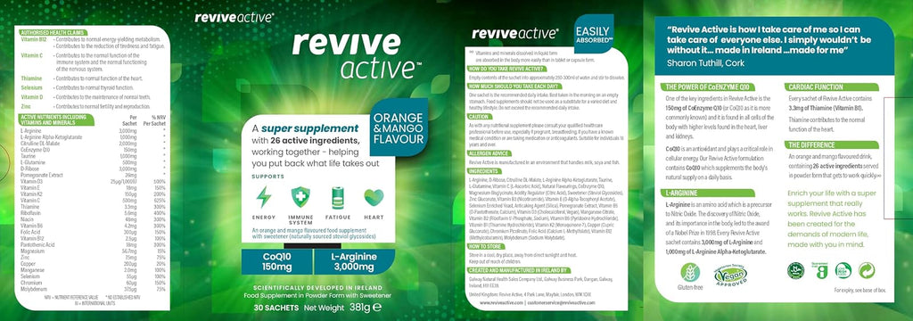 Revive Active multivitamin for seniors wellness