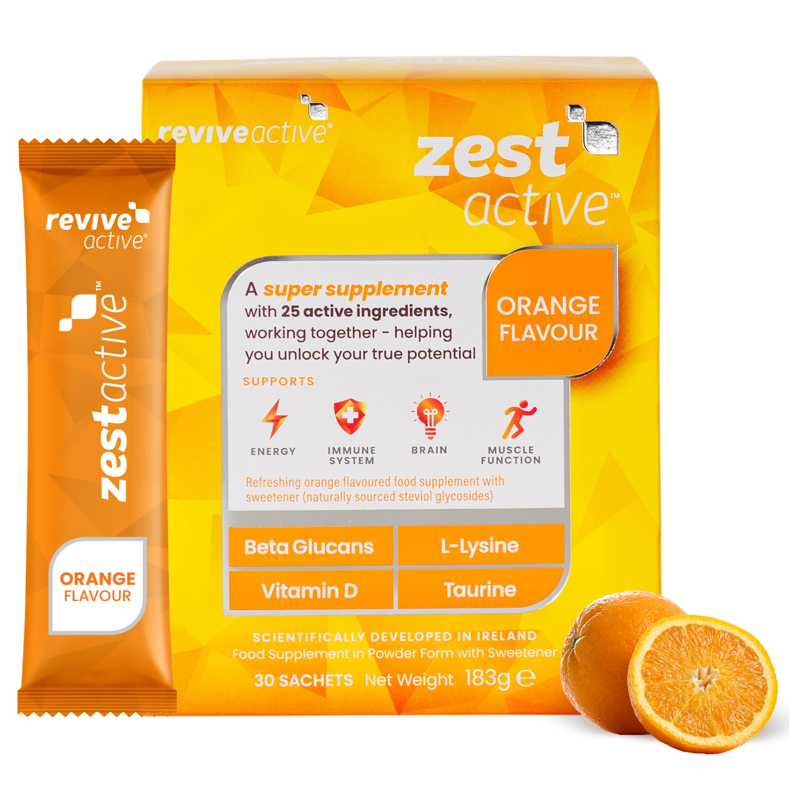 Revive Active Zest multivitamins for energy
