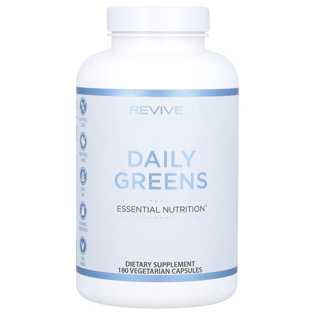 Revive Daily Greens vegetarian capsules