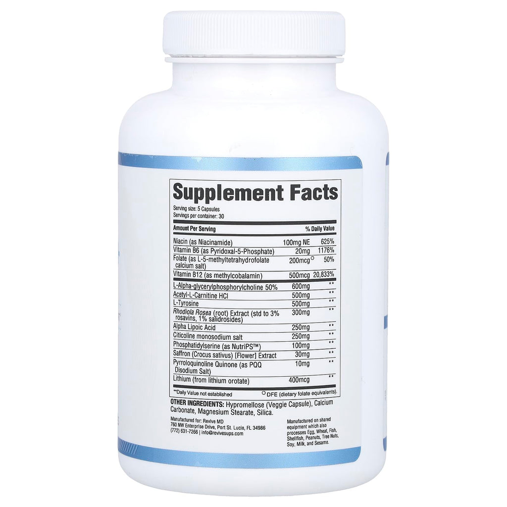 Revive MD blended vitamin benefits
