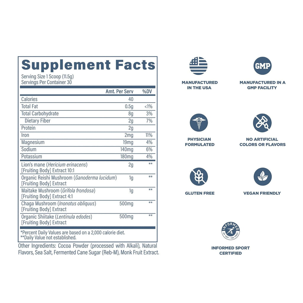 Revive MD chocolate powder for energy