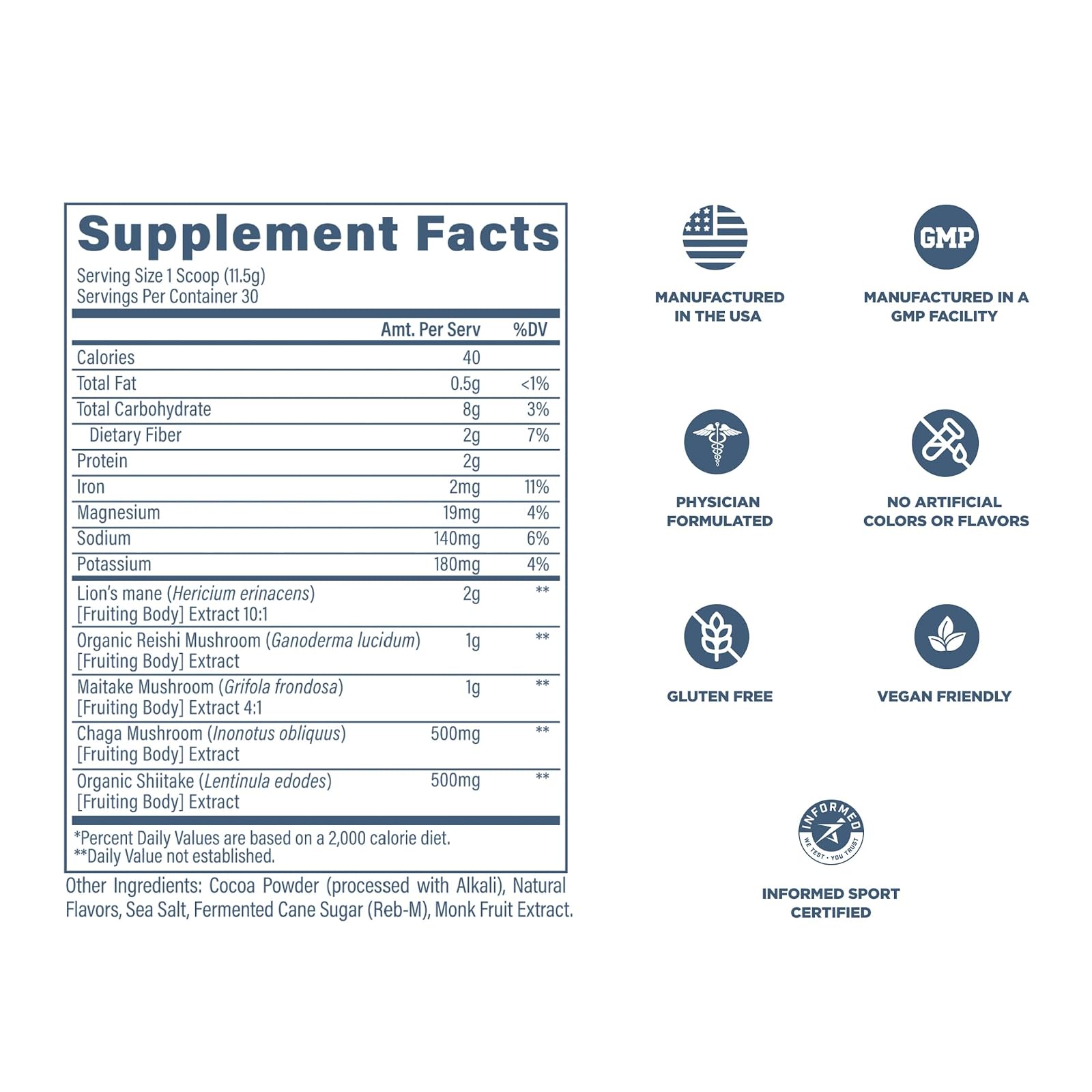 Revive MD chocolate powder for energy