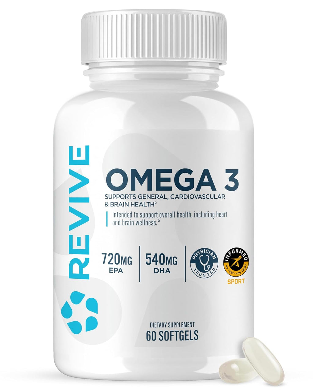 Revive MD fish oil softgels