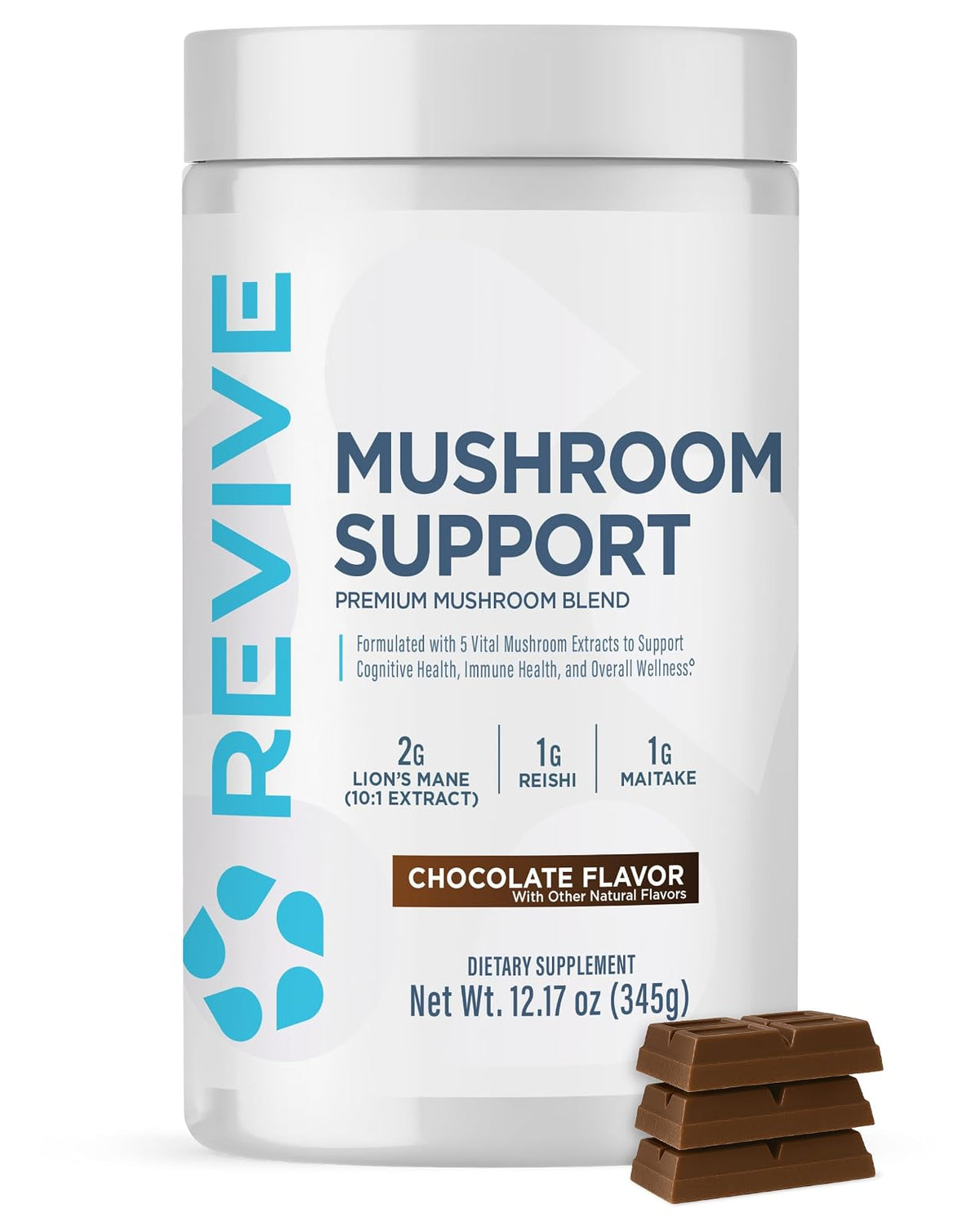 Revive MD mushroom powder chocolate blend