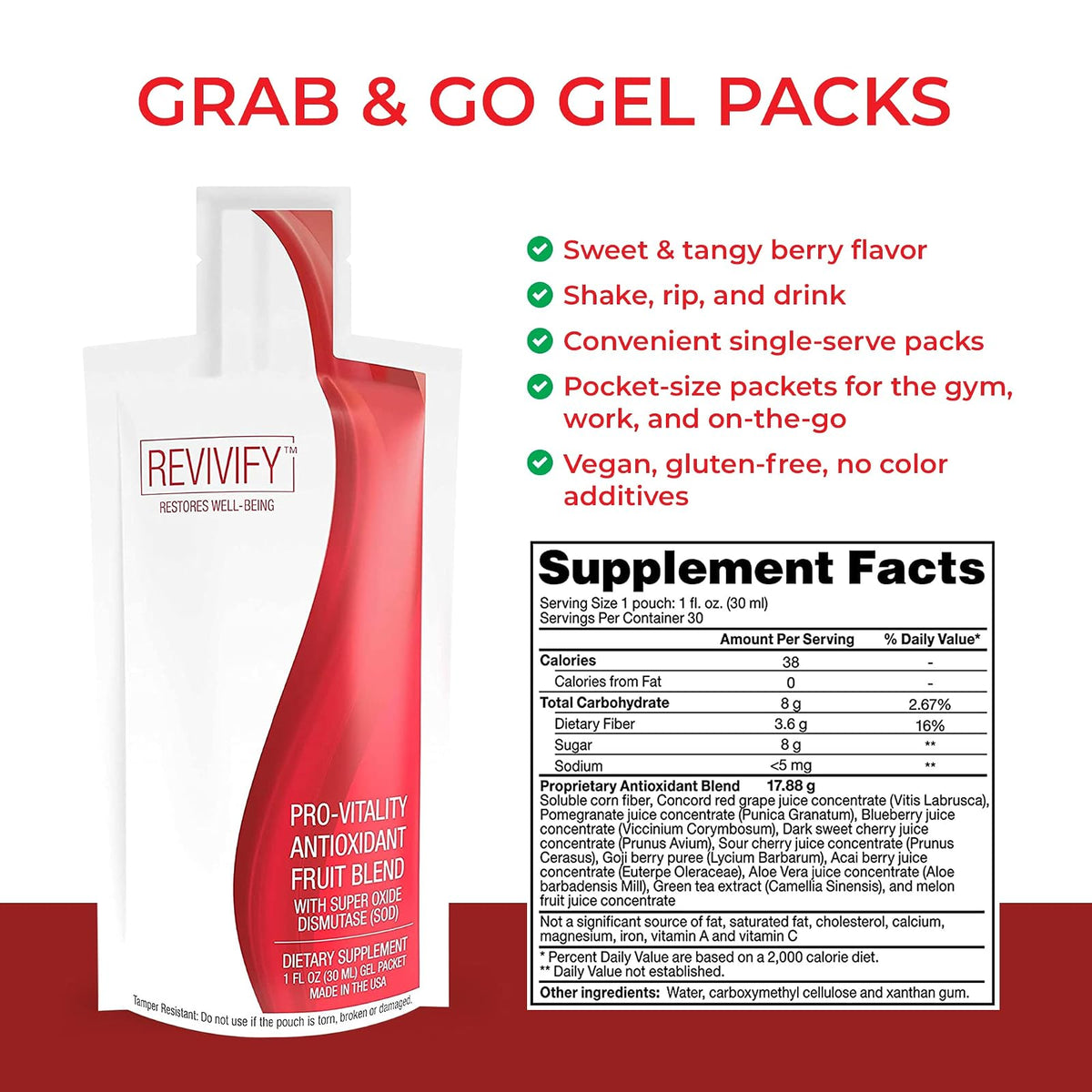 REVIVIFY gel for immune support