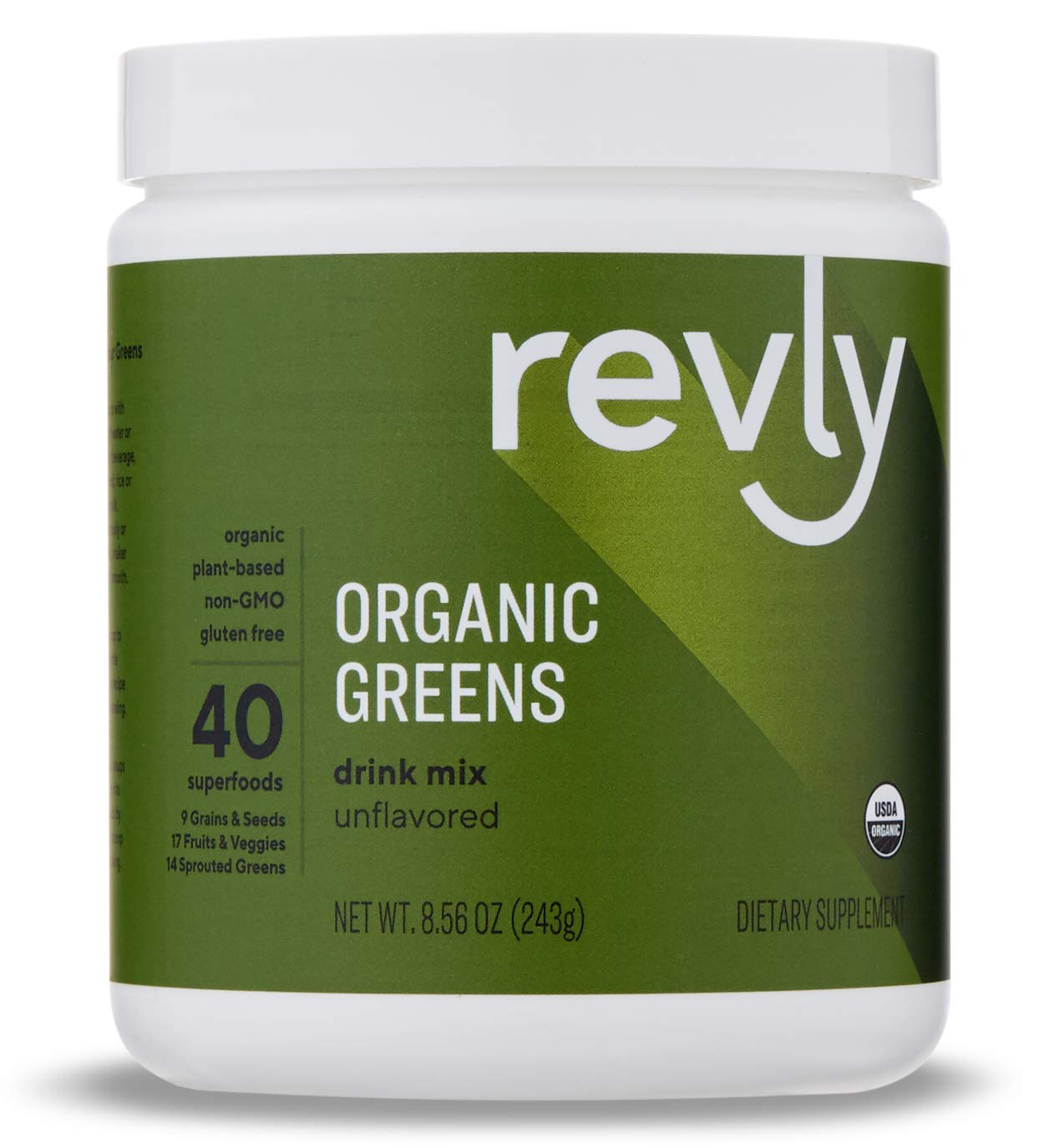Revly organic greens superfood powder