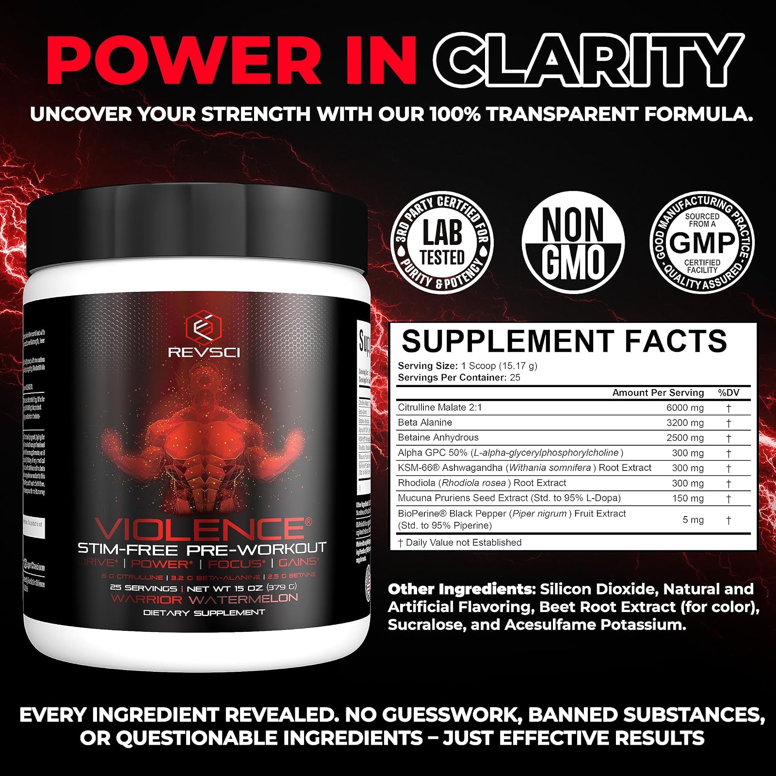 REVSCI pre-workout for muscle performance